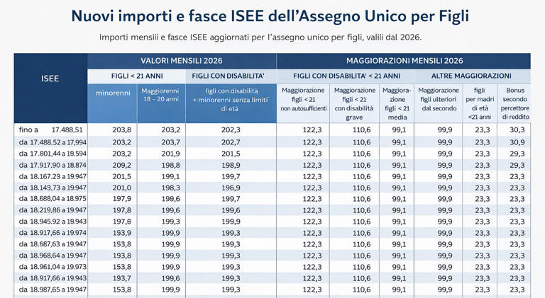 Assegno unico febbraio 2026, ultimo mese con "vecchio" Isee: da marzo ...