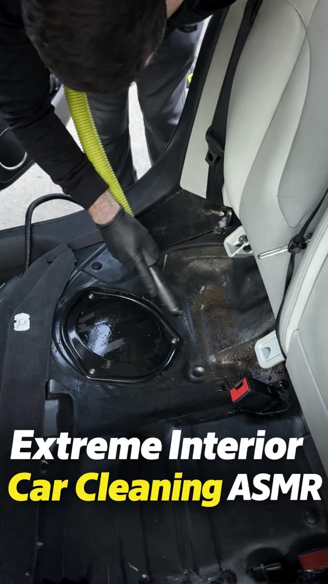Extreme interior car cleaning ASMR and deep detailing results