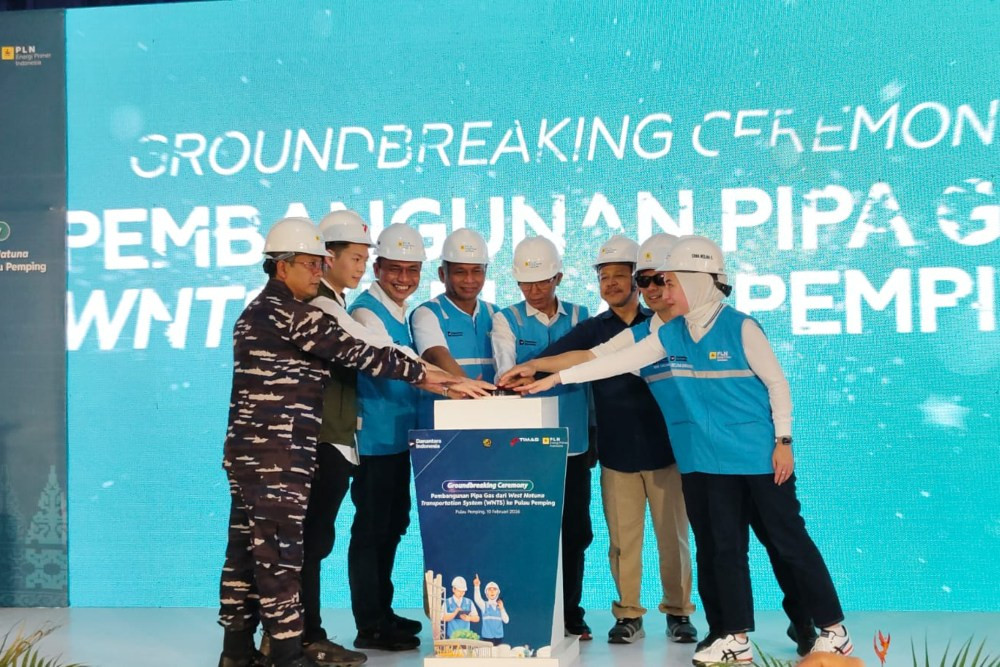 PLN EPI groundbreaking proyek pipa gas West Natuna-Pemping senilai Rp1 ...