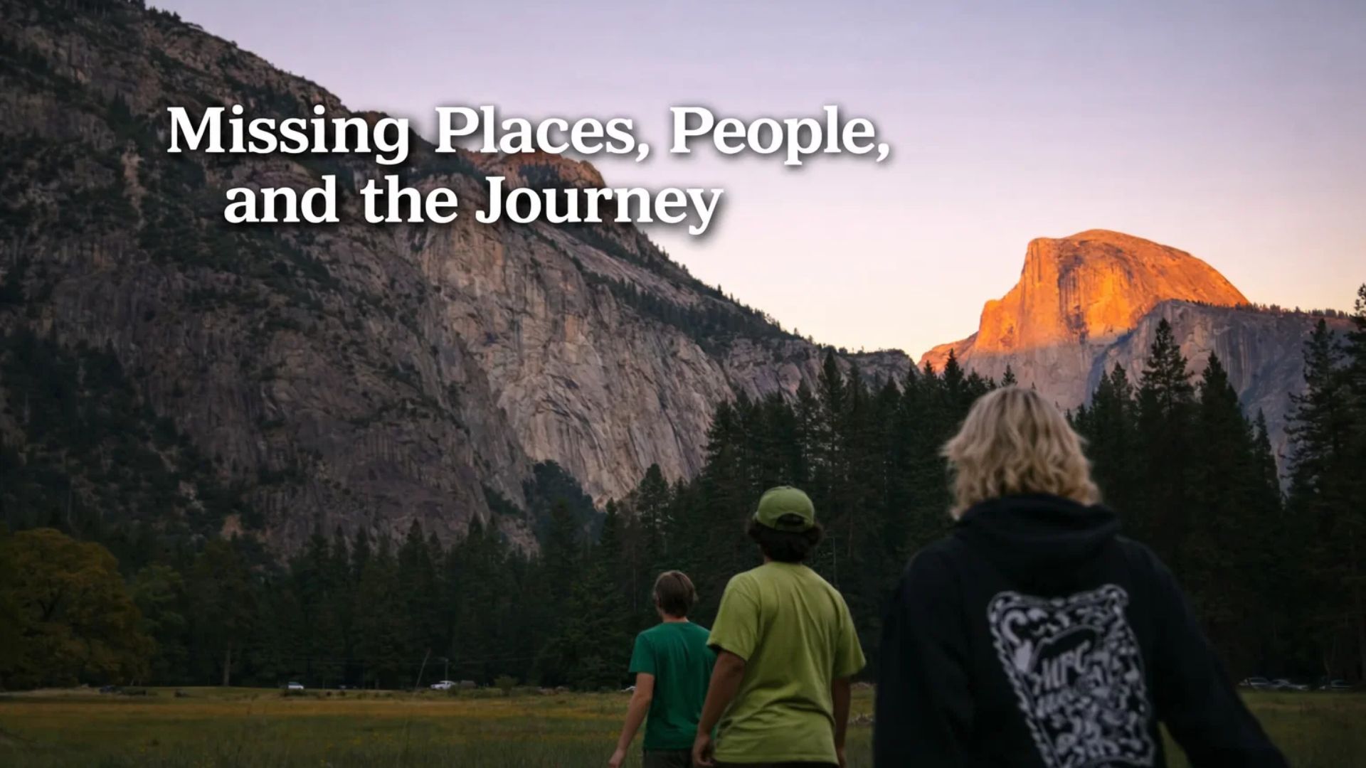 Travel cinematography film on missing places, people, and the journey