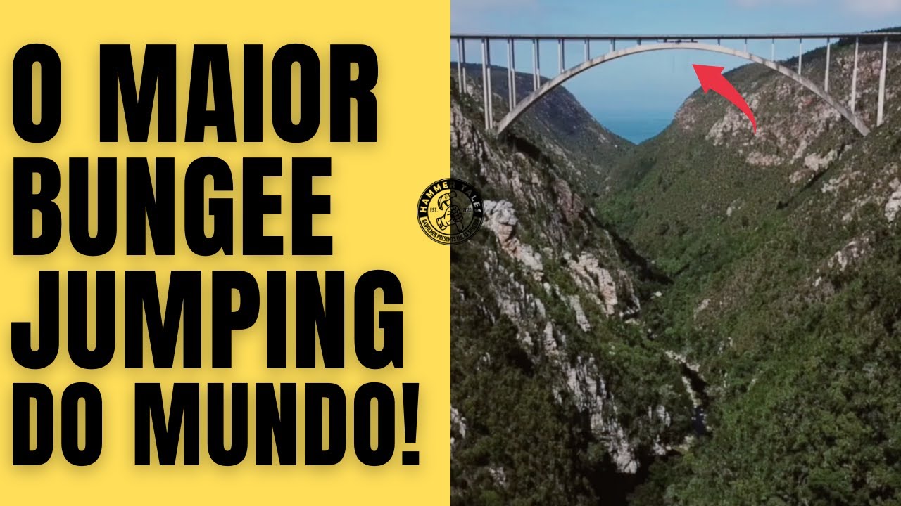 Saltando do maior bungee jump do mundo! Uma experiência de pura adrenalina