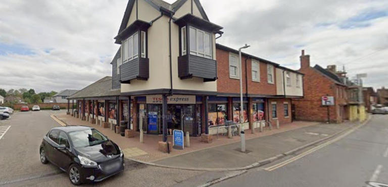 Robbers use forklift truck to ram-raid Tesco Express in Potton