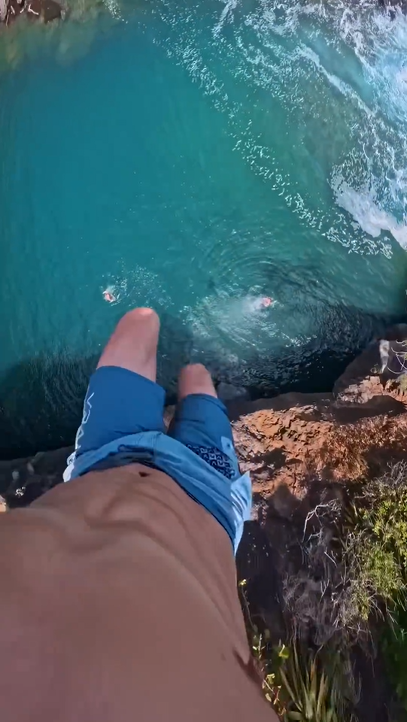 Clearing a huge 25 meter gap from extreme height