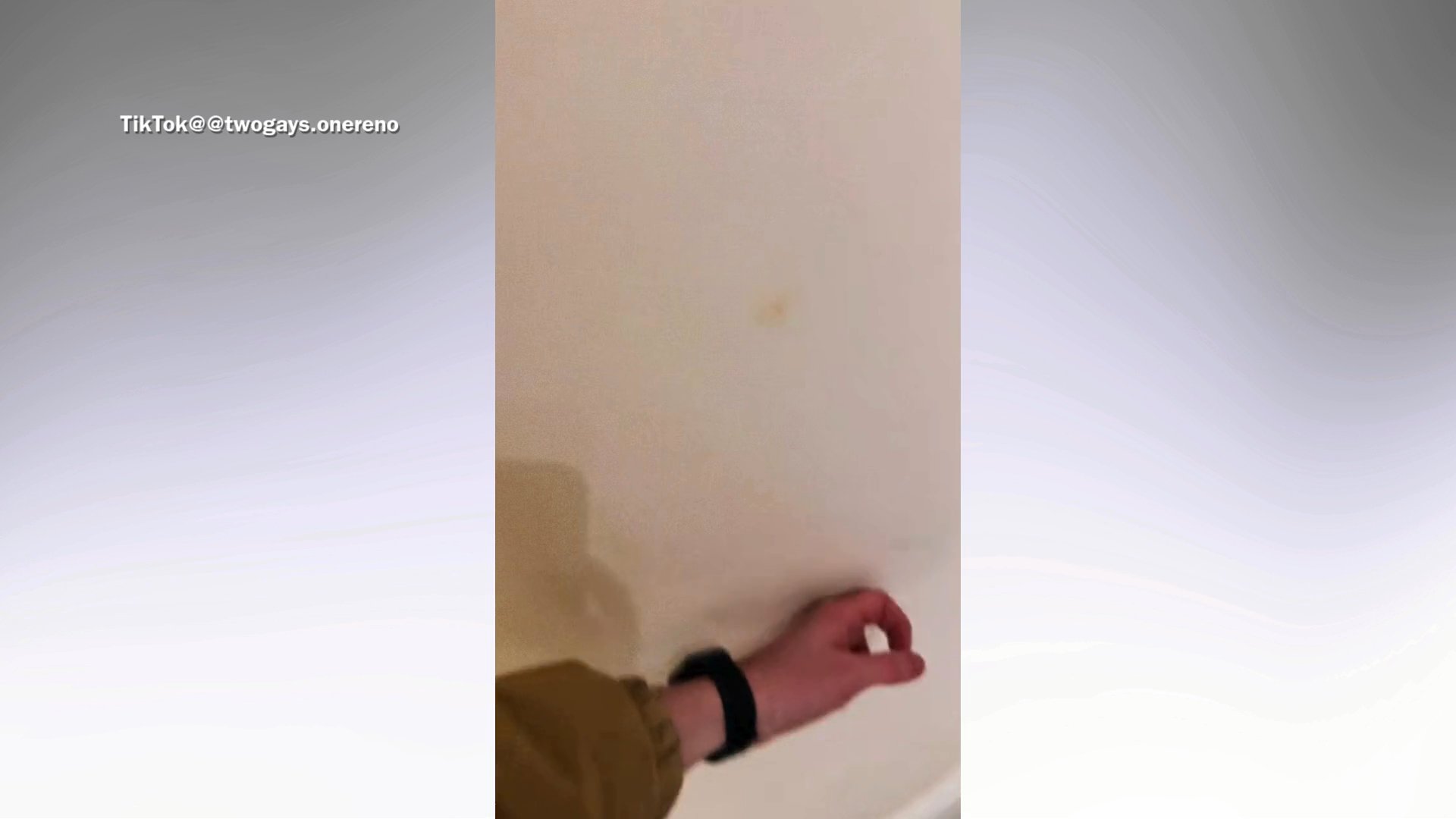 Couple knock through wall and find 'hidden' gem