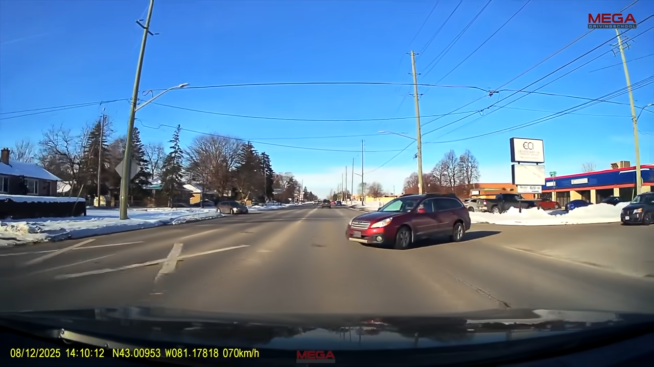 How an illegal roundabout entry sparked instant road rage