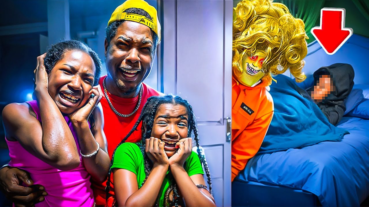 We caught creepy mom sleeping inside our house
