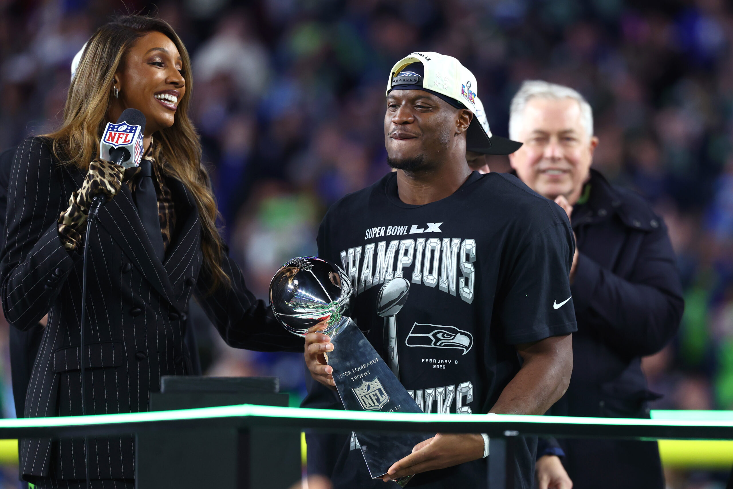Kenneth Walker III wins Super Bowl MVP as dad watches first NFL game ever