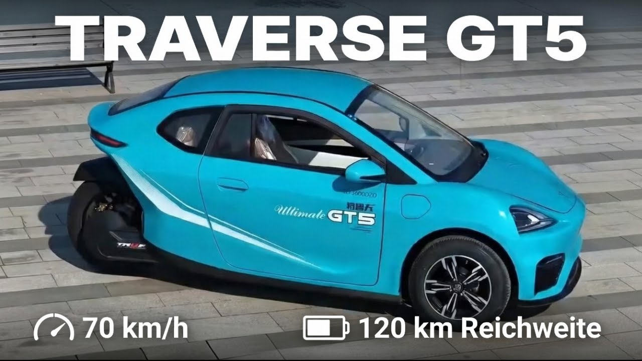 2026 Traverse GT5: E-Trike-Lamborghini mit E-Power unter 2.000