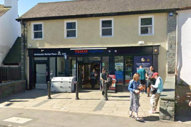 Lake District Tesco Express shut after ceiling collapses