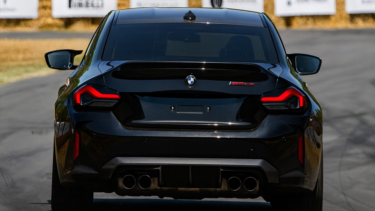 BMW M2 CS charges down the track