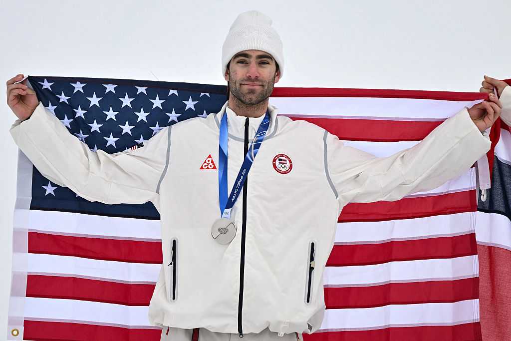 Team USA's Alex Hall wins silver in men’s freestyle skiing slopestyle