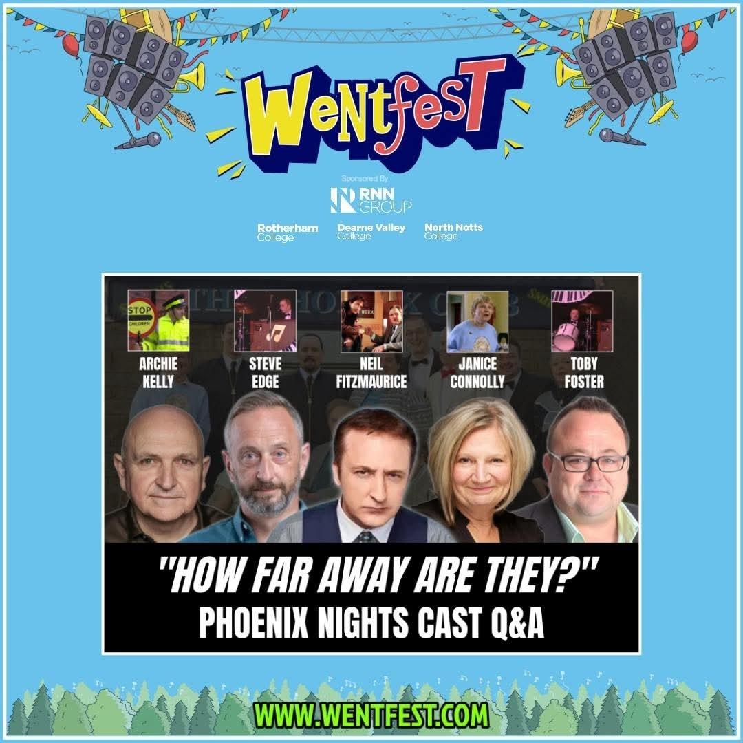 'Bright stars' are 'over the moon' – Wentfest comedy announcements