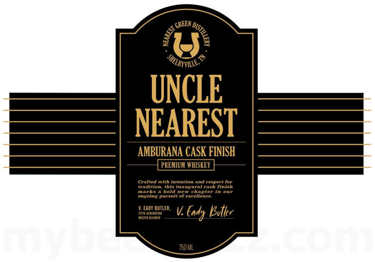 Nearest Green Distillery Uncle Nearest Amburana Cask Finish Premium Whiskey