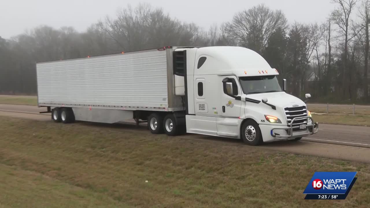 Truck pulled over, police investigation underway