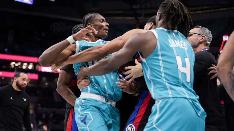 NBA announces suspensions for Pistons-Hornets brawl: Isaiah Stewart ...