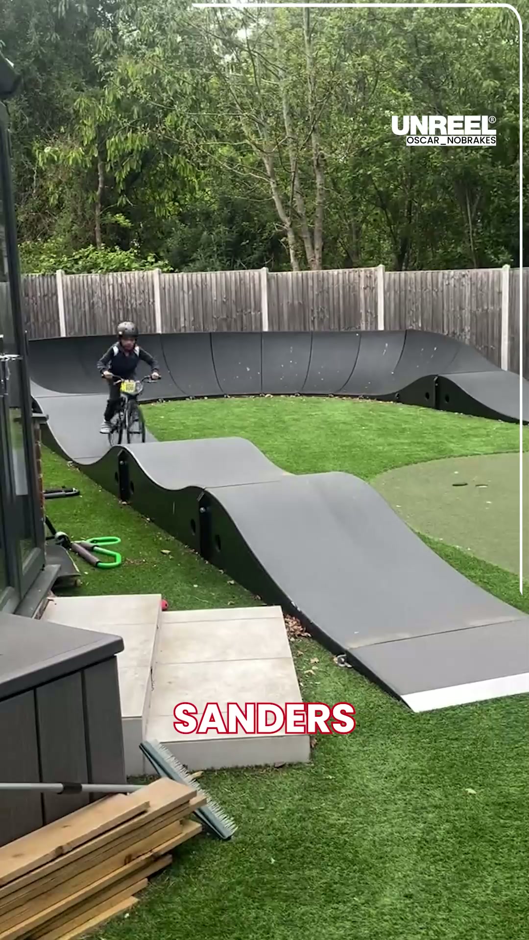 Meet Oscar Sanders: Transforming his backyard into a BMX paradise!