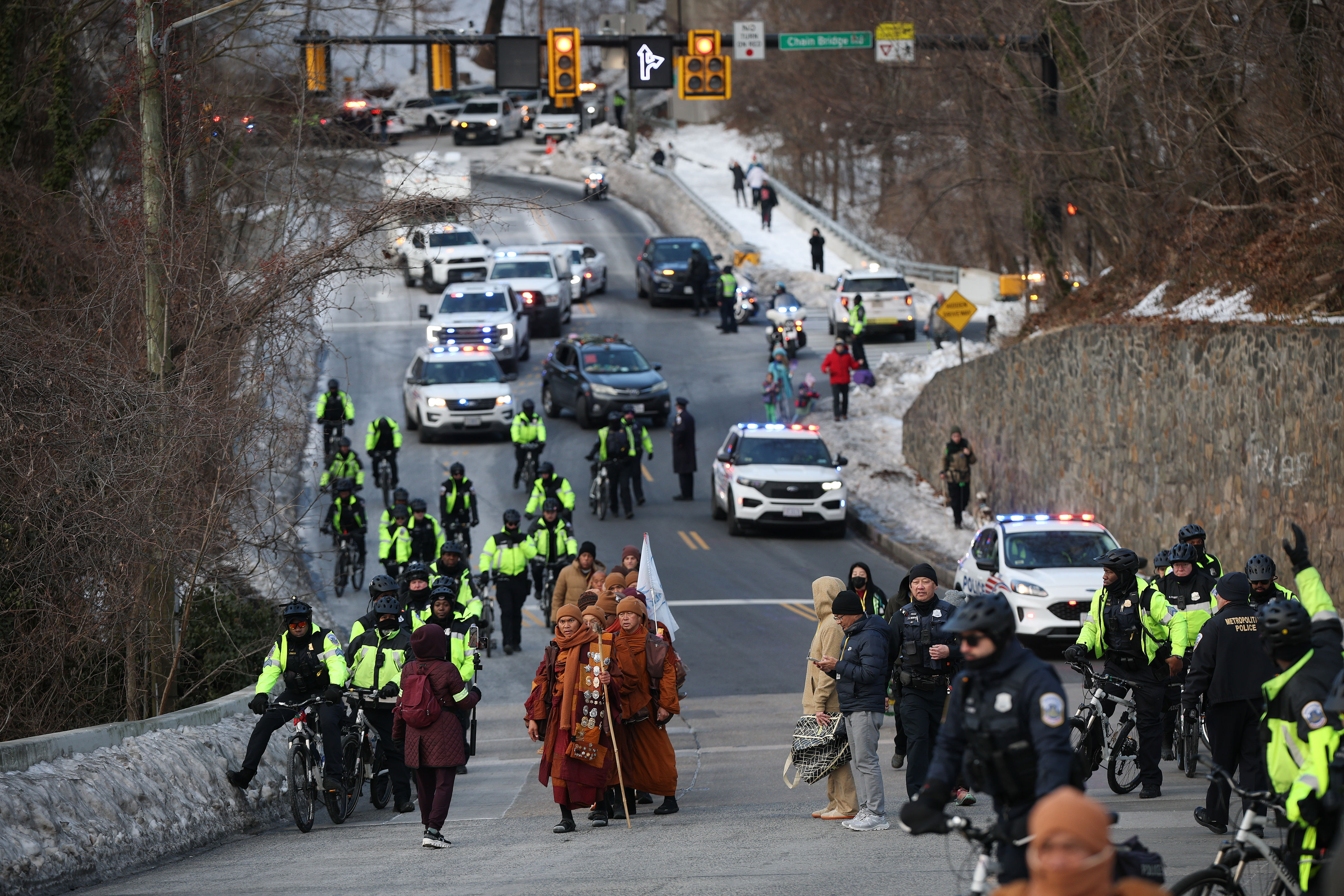 Monks on 'Walk for Peace' from Texas reach DC. Watch for these road ...