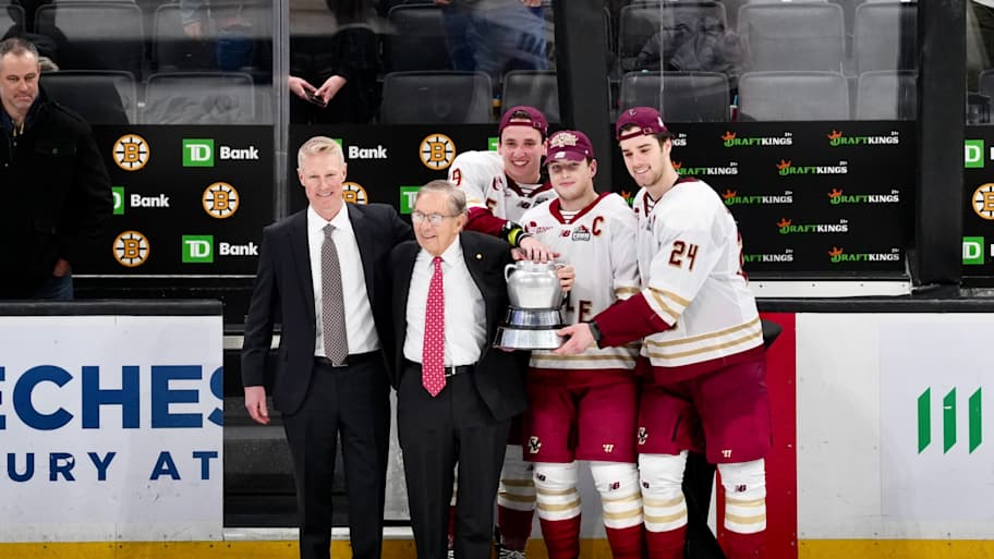 Moments from Boston College men's hockey's Beanpot championship victory ...