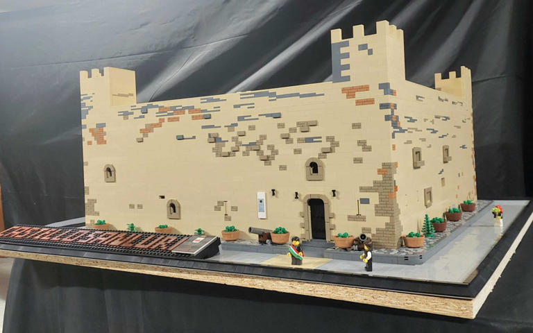 Il castello di Sanluri tra i 28 monumenti dell'isola riprodotti in Lego