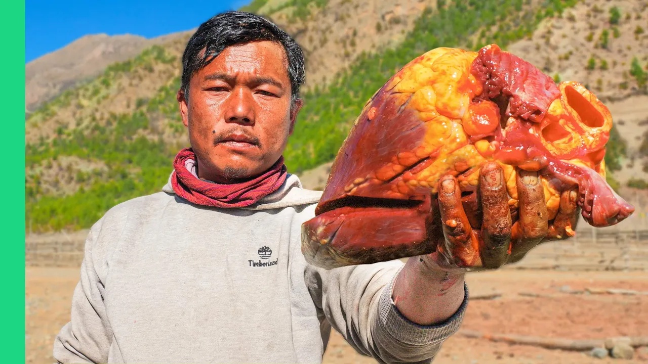 Eating a giant yak heart in Nepal’s high-altitude food culture