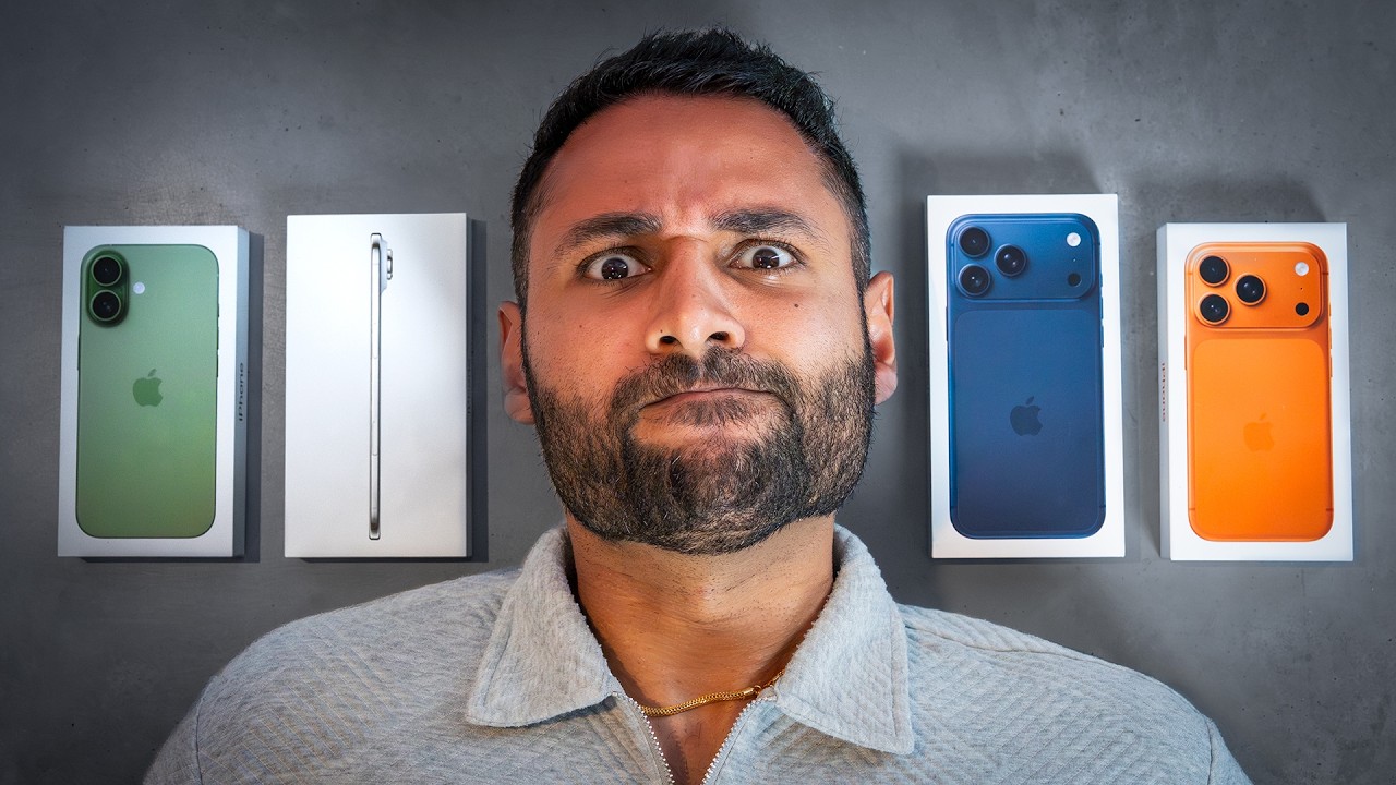 What changes during the first unboxing of iPhone 17 Air and Pro models