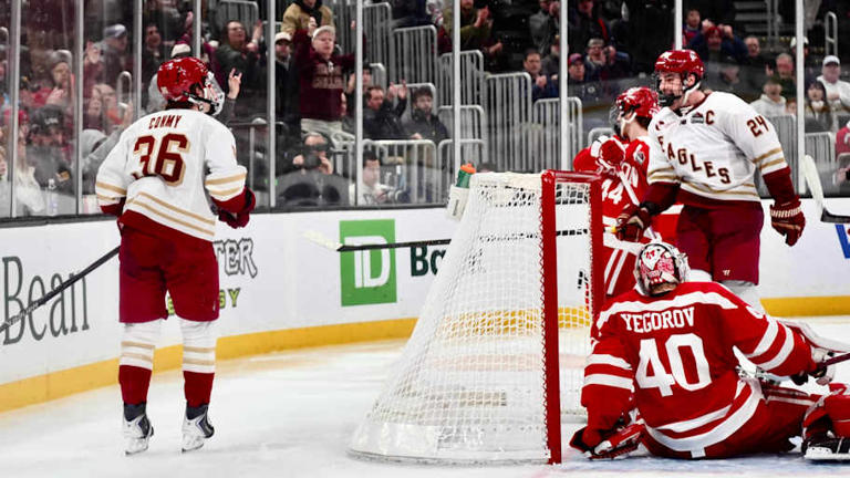Moments from Boston College men's hockey's Beanpot championship victory ...