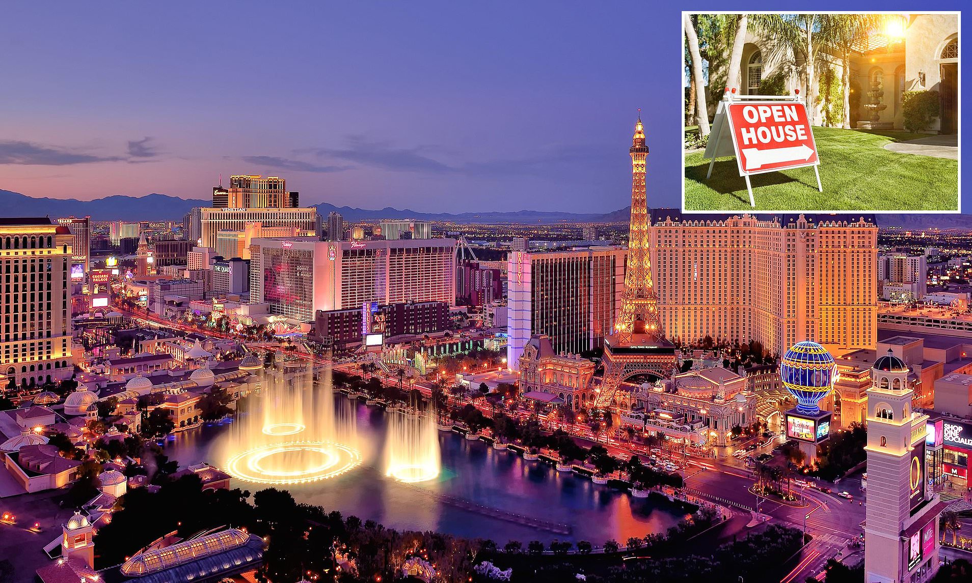 More bad news for Las Vegas as house prices plummet amidst tourist slump