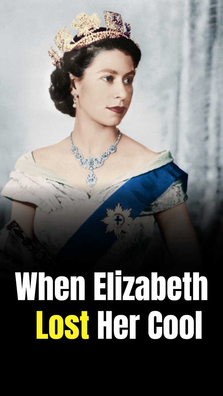 A rare occasion Elizabeth snapped revealed