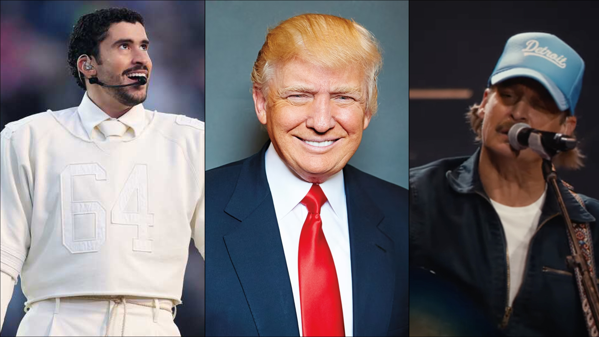 Super Bowl halftime show ratings for Bad Bunny and Kid Rock just dropped