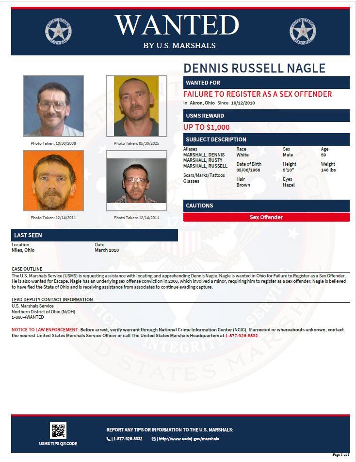 NE Ohio 'most wanted' fugitive sex offender captured after 15 years on ...