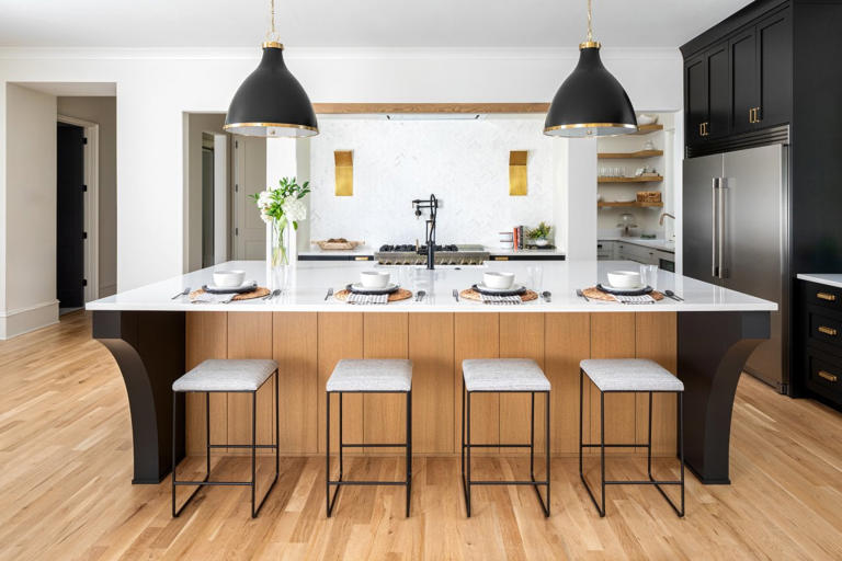 Wood cabinets are in, white is out: 6 biggest kitchen design trends for ...