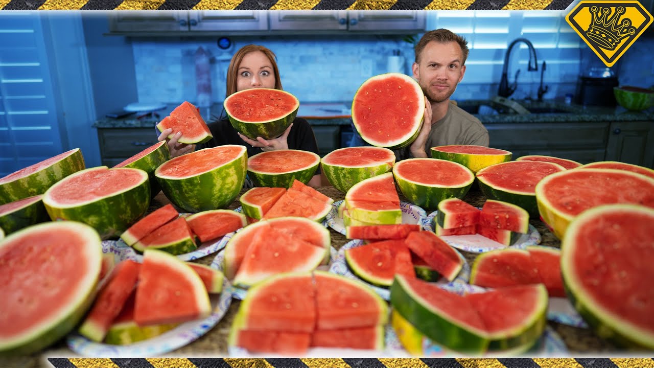 Here's the best method to choose a watermelon