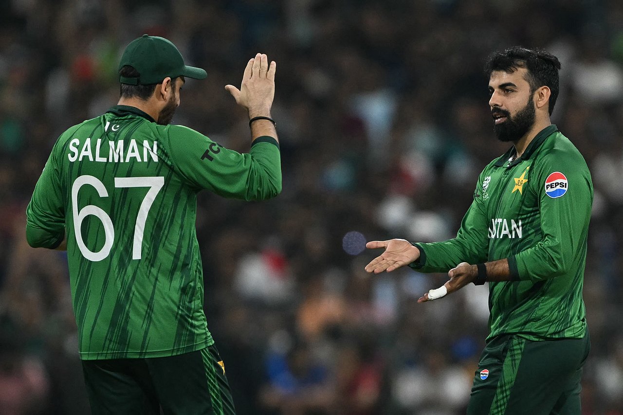 T20 World Cup: Farhan's fifty, spinners fire Pakistan to 32-run win ...