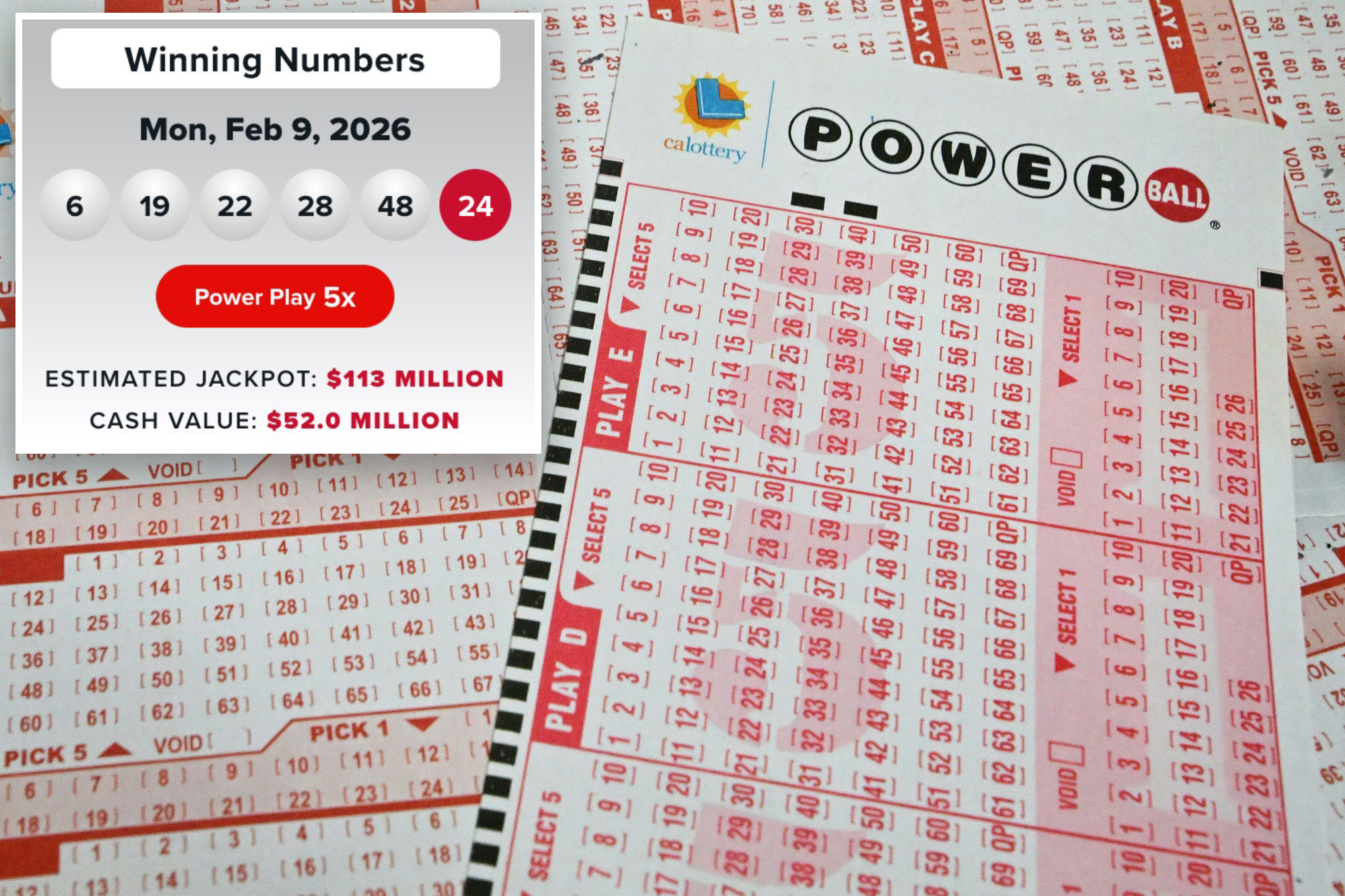 Powerball hits $126M after one ticket hits all but one number