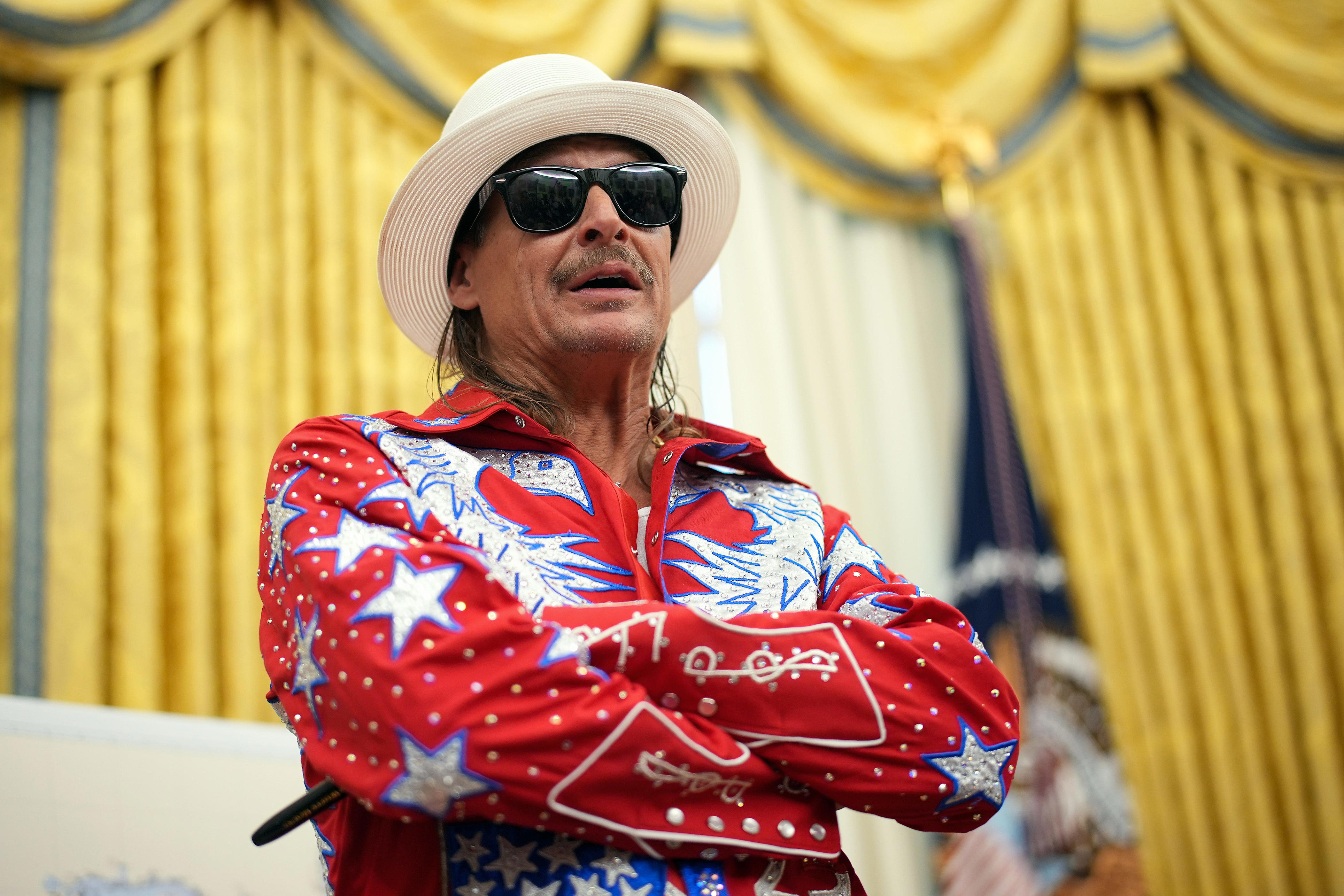 Kid Rock says he wasn't lip-syncing at Turning Point halftime show