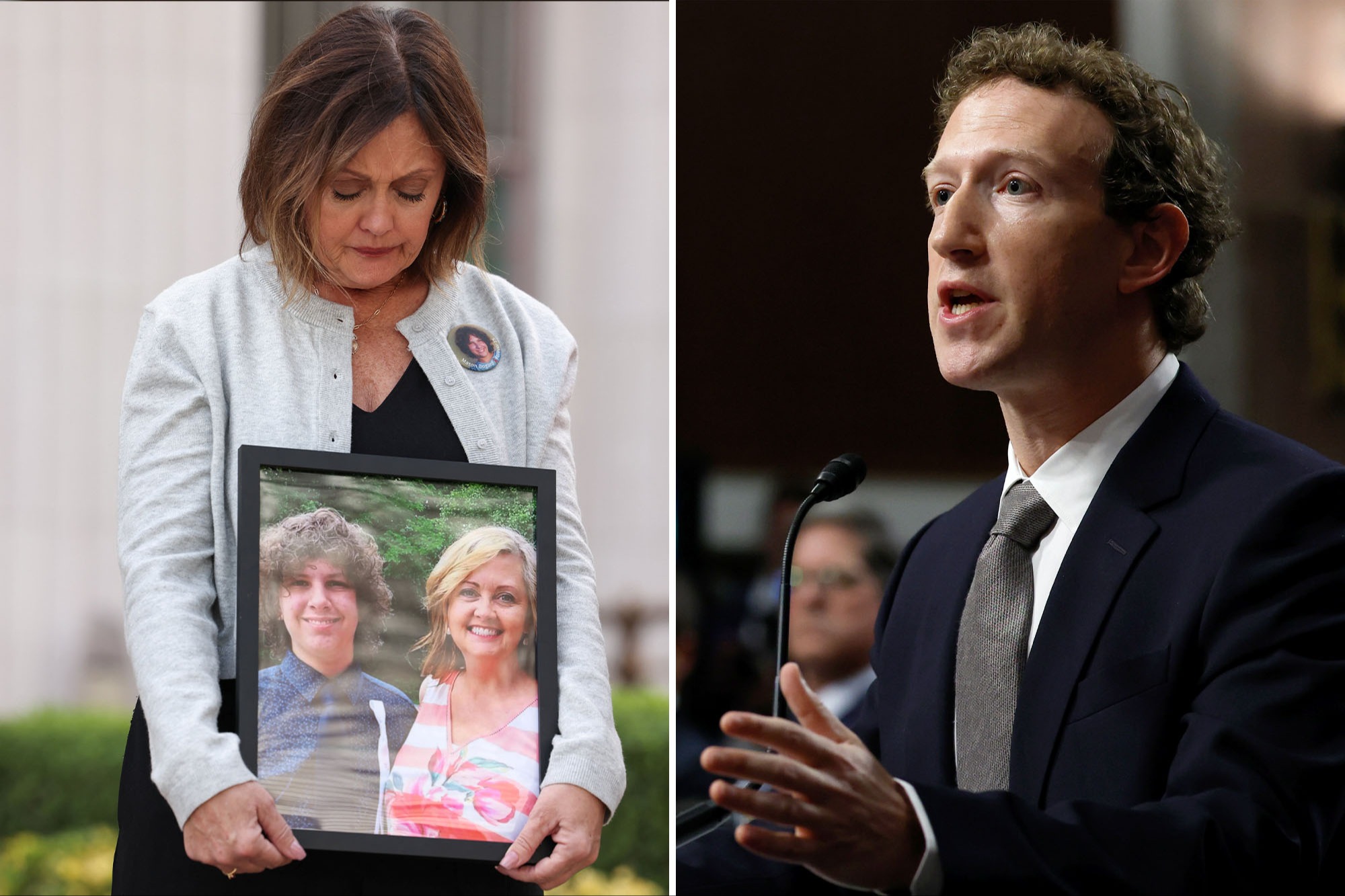 Mark Zuckerberg forced to face off with alleged social media addict ...