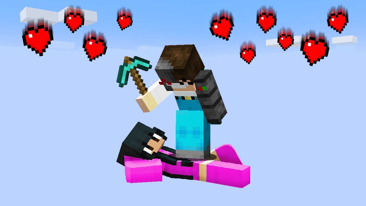 Minecraft, but it's on 1 girlfriend block