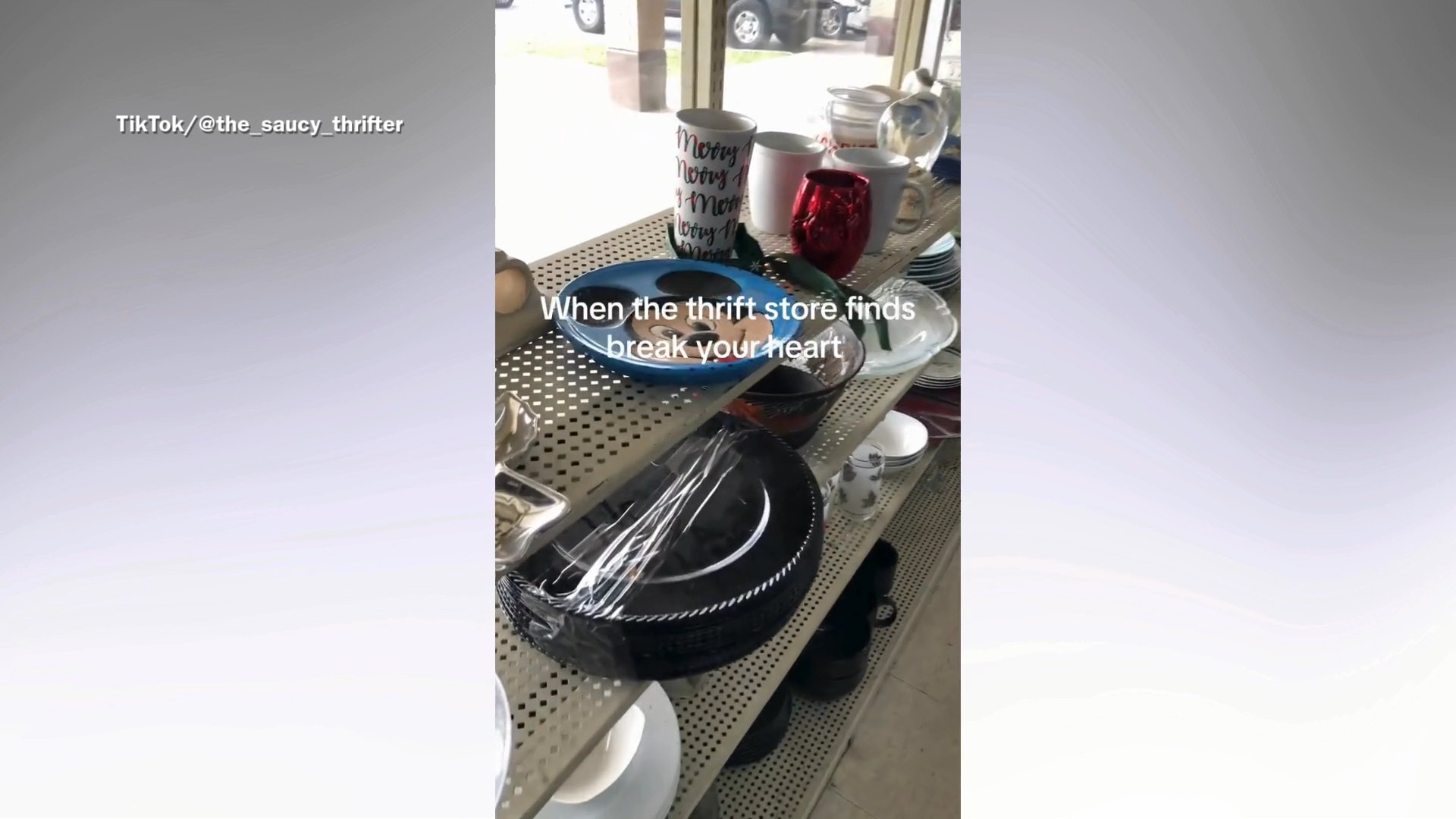 Woman Picks Up Disney Plate At Goodwill, 5 Words on Back Breaks Hearts