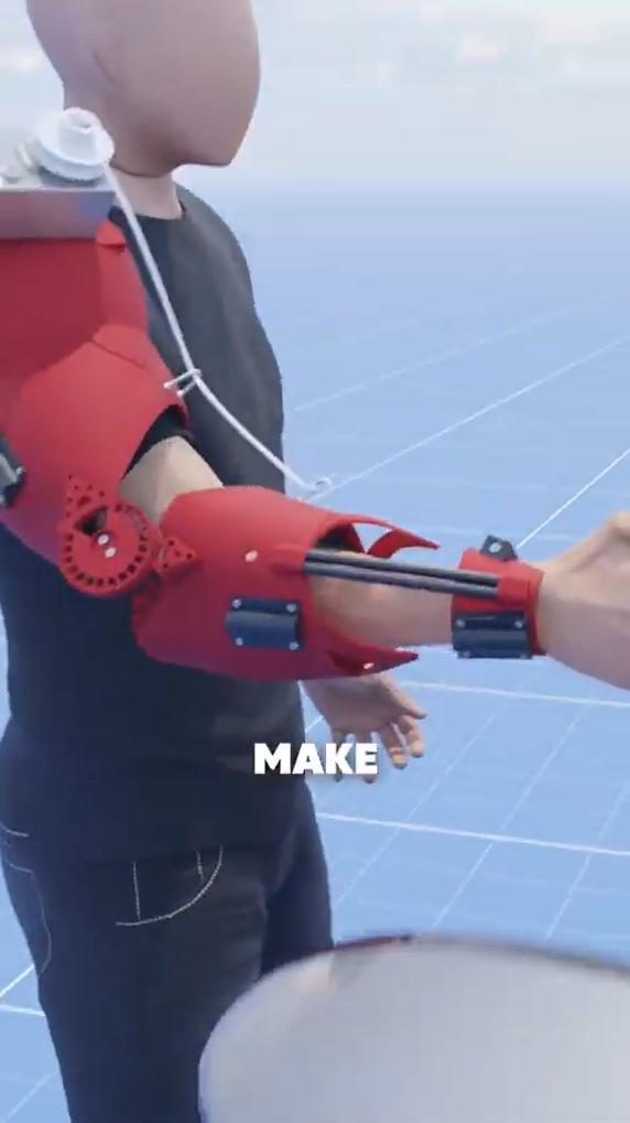 Making a super strength arm