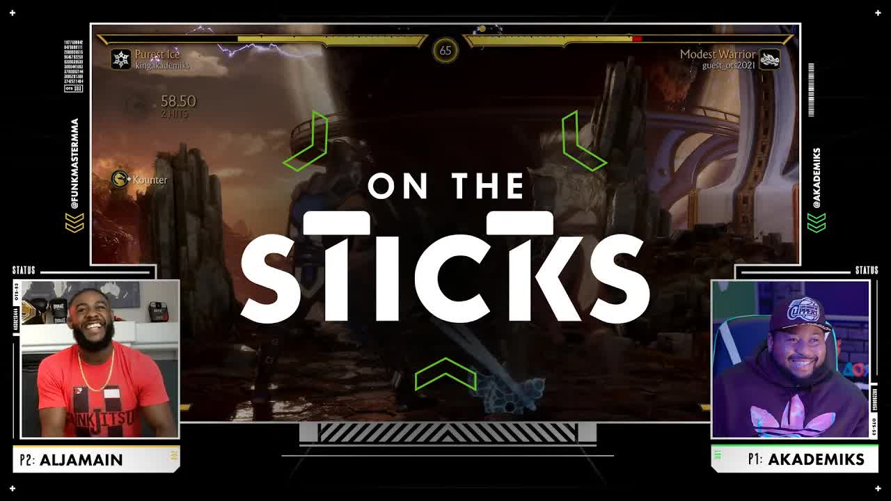 On the Sticks Yard Flex: DJ Akademiks battles Aljamain Sterling in ...