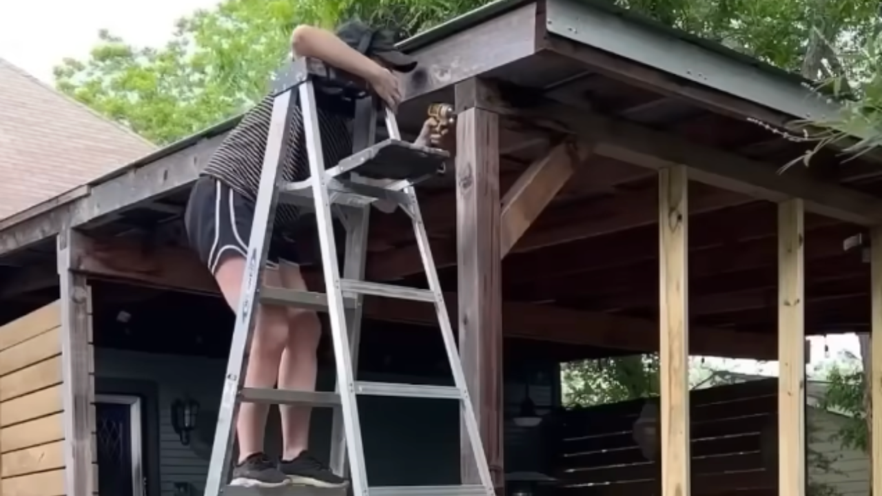 Fixing a sinking porch the DIY way