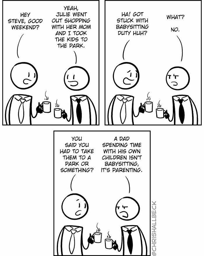 Here are 30 new funny comics by Chris Hallbeck