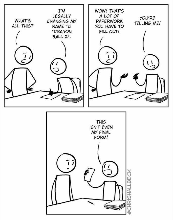 Here are 30 new funny comics by Chris Hallbeck