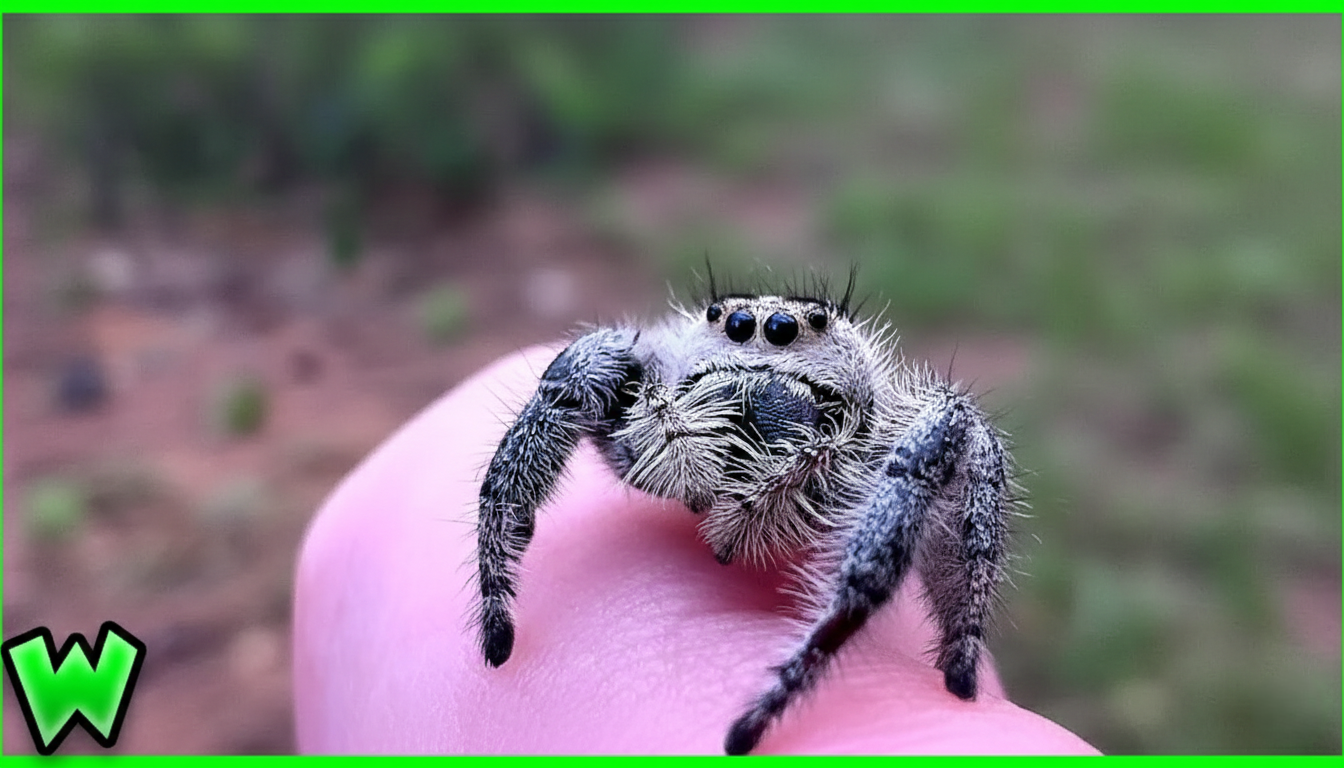 The hidden danger most people miss when handling a jumping spider