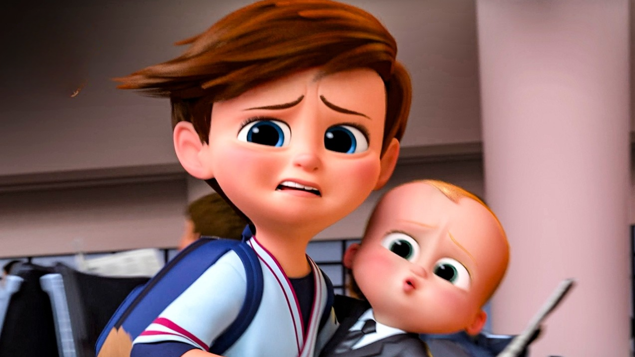 Tim and Boss Baby race through traffic to catch a plane – The Boss Baby
