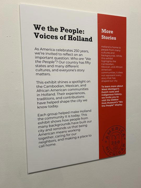 Holland Museum opens local immigration history exhibit