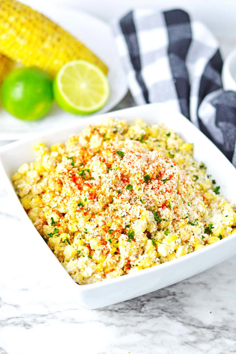 Mexican street corn salad (elote corn salad)