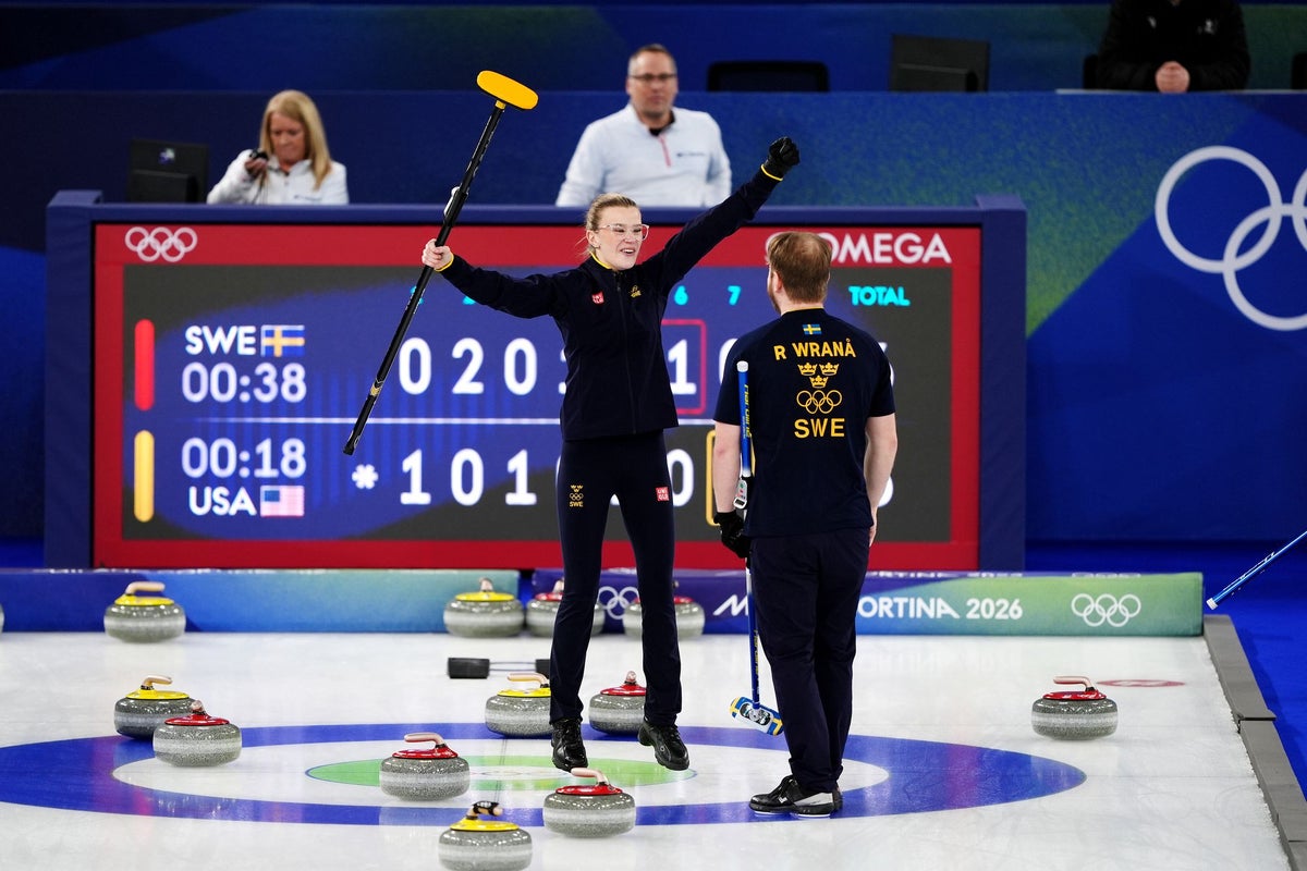 Sweden’s Wrana siblings take down USA to win mixed curling gold