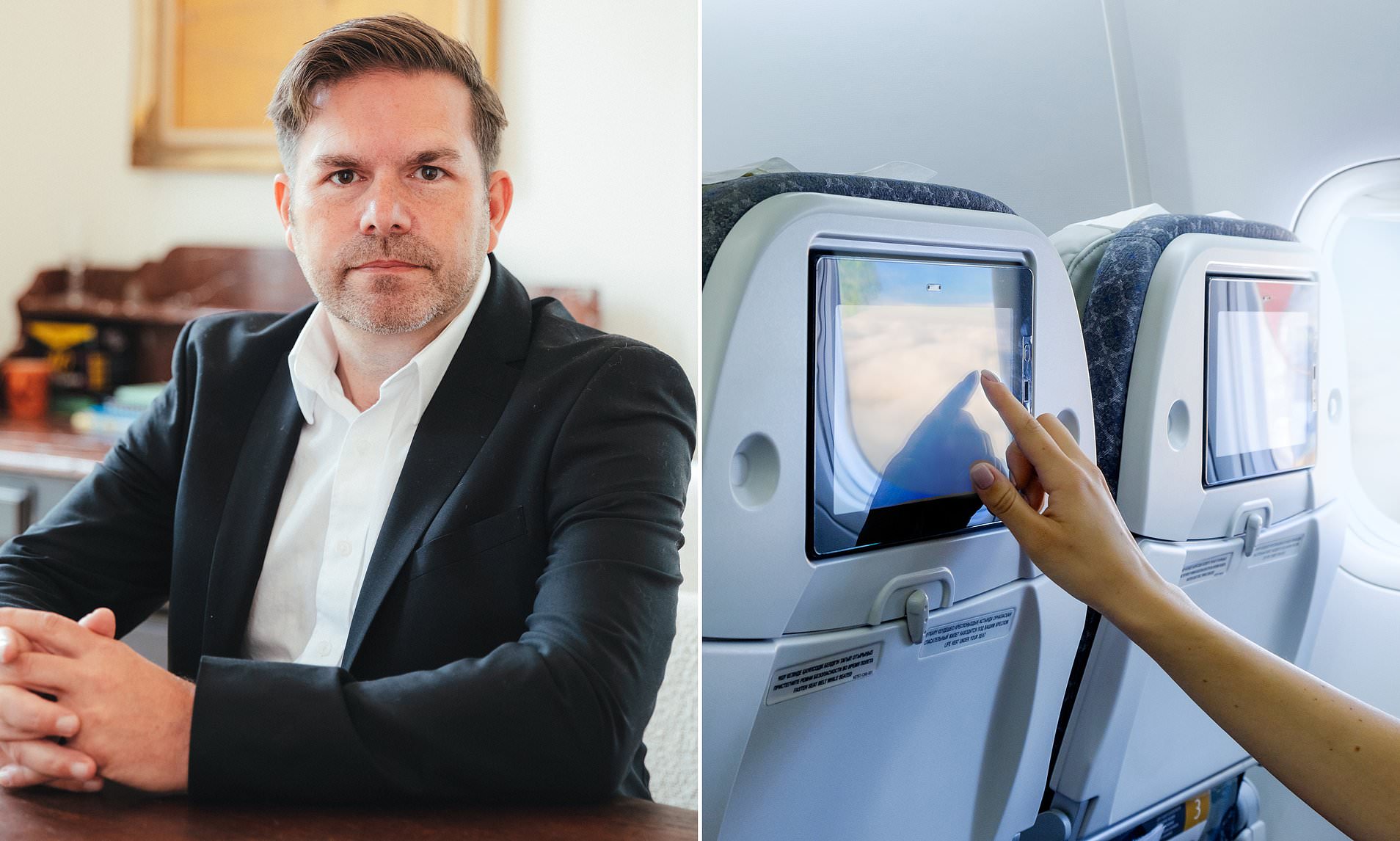 TV screen didn't work on my long-haul flight so I couldn't watch films ...