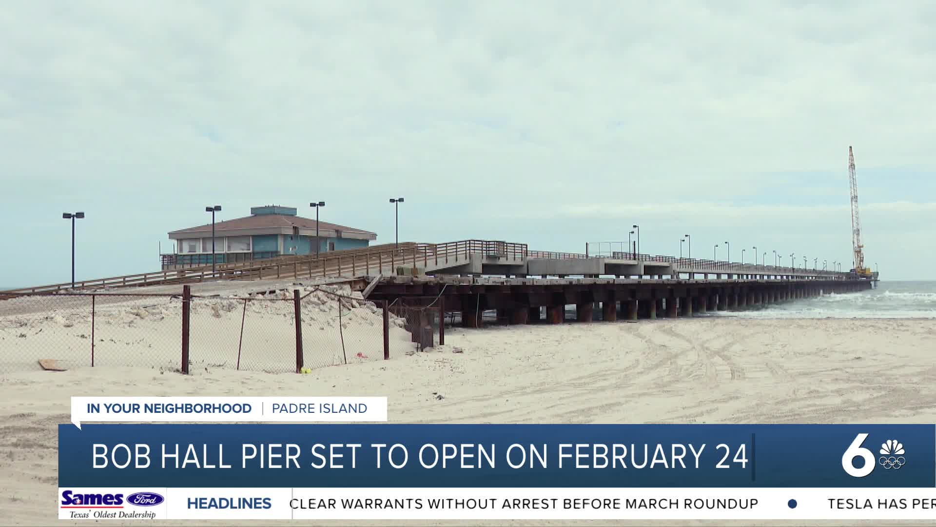 Bob Hall Pier to reopen with ribbon cutting ceremony